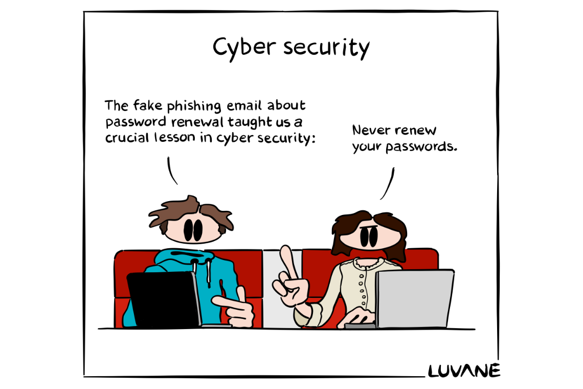 Email Security Cartoon