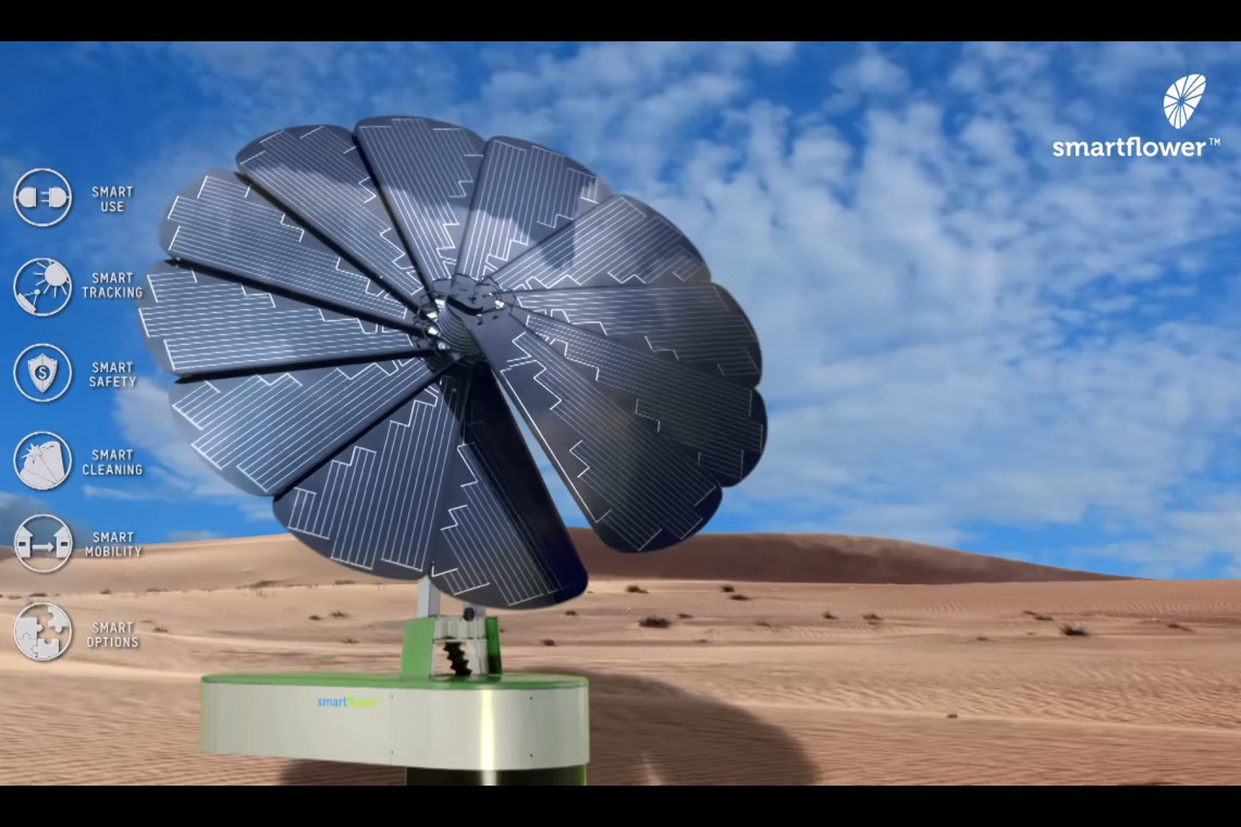 Duurzame Smartflower komt bij hoofdingang - U-Today