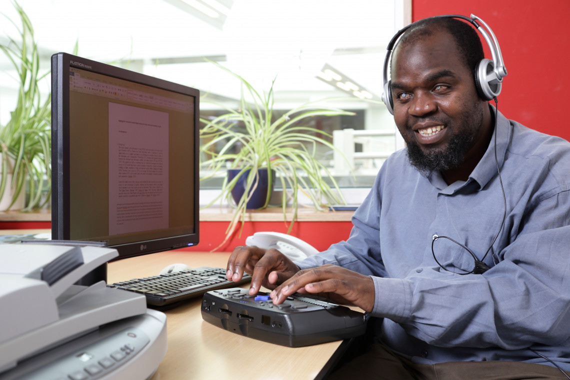 Blind student graduates on access to ICT for the blind - U-Today