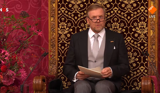 Troonrede: Koning hoopt dat we minder zwart-wit gaan denken - U-Today